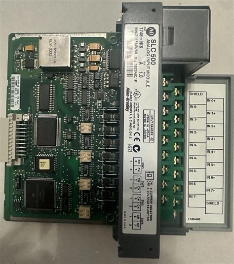 Allen Bradley 1746 Ni8 Ser A Slc 8point Analog Input Card Slc 500 Ebay