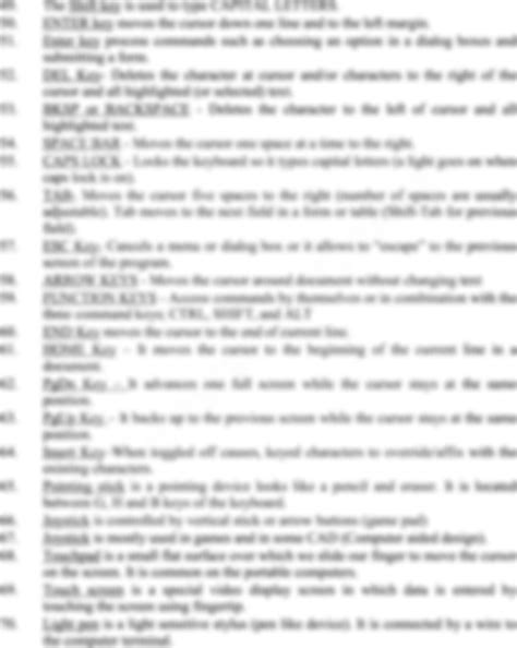 Solution 11th Computer Science Chapter 1 Basics Of Information