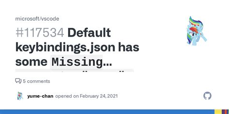 Default Keybindings Json Has Some Missing Property Args Errors Issue Microsoft