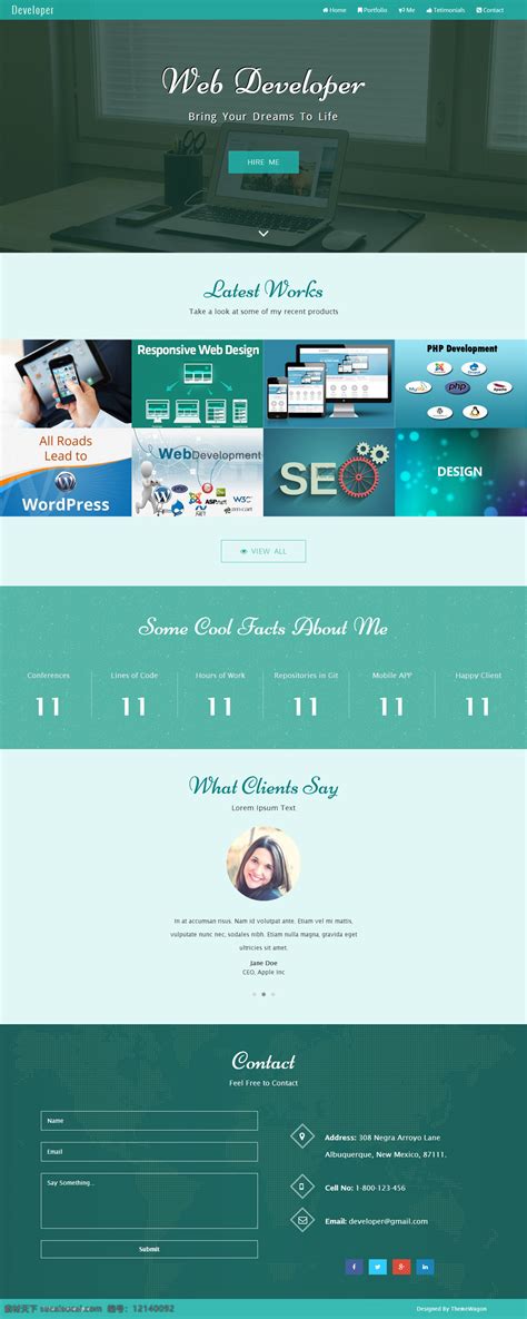技术开发者作品展示官网模板素材图片下载 素材编号12140092 素材天下图库