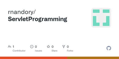 Github Rnandoryservletprogramming