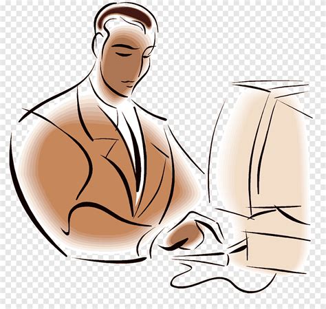 Computer Programming Programmer Worked As A Waiter Hand Computer Png PNGEgg