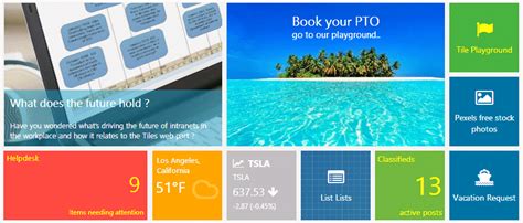 Tiles Sharepoint Web Part