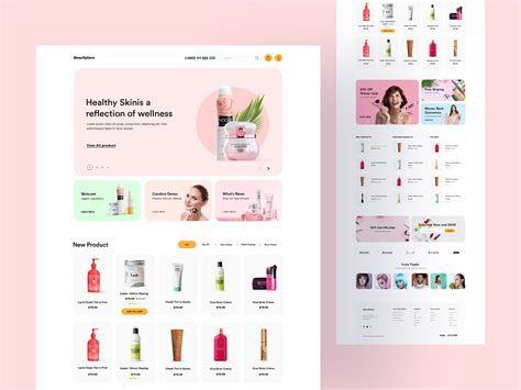 Ecommerce Cosmetic Web Design By Nusrat Jahan On Dribbble