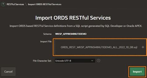 Come Costruire Web Service RESTful Con ORDS E Oracle APEX