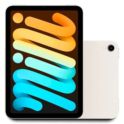 Restored 2021 Apple IPad Mini Wi Fi Cellular 256 GB Starlight 6th Generation Refurbished