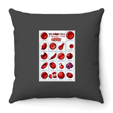 Red Blood Cells Throw Pillows Sold By ColeDShepard SKU 65977072