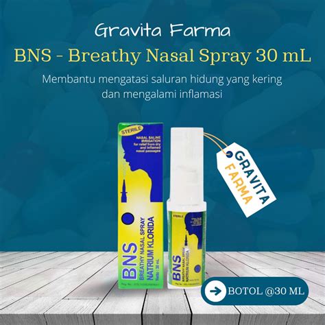 Jual Bns Breathy Nasal Spray 30 Ml Shopee Indonesia