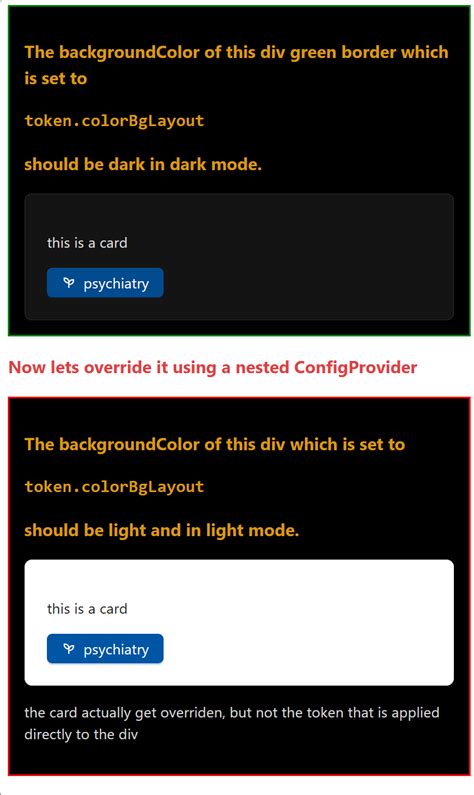 Token Color When Applied In Styles Is Not Switching On Theme