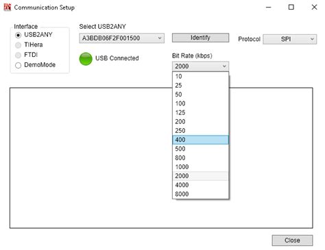 USB ANY Change SPI Frequency Amplifiers Forum Amplifiers TI E E Support Forums