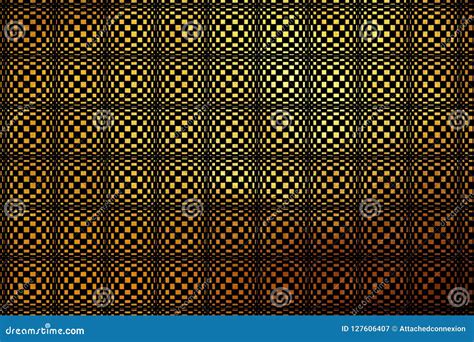 Shiny Unique Creative Checkered Dynamic Modern Golden Abstract Texture
