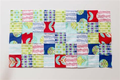 in color order patchwork drawstring bag tutorial