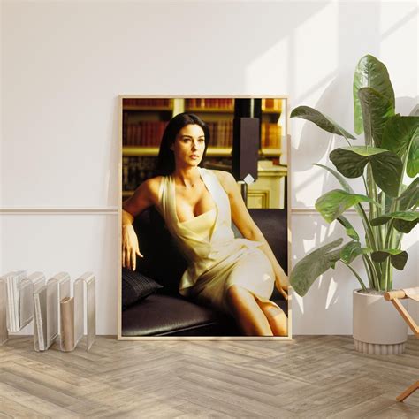 Monica Bellucci 2003 Hollywood Prints Chic Wall Art Woman Print