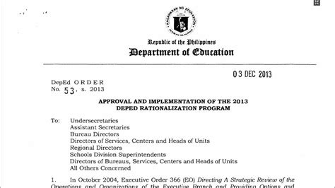 Deped Rationalization Program Teacherph