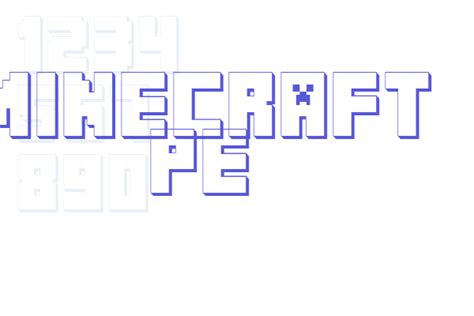 MINECRAFT PE Font Free Download Now