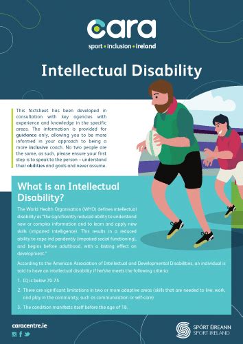 Intellectual Disability Fact Sheet Page 1 Active Disability Ireland