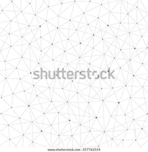 Grid Pattern Connecting Dots Lines Grid Stock Vector Royalty Free