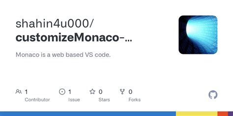 GitHub Shahin4u000 CustomizeMonaco Angular6 Monaco Is A Web Based VS