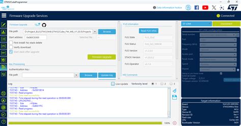 Cant Download Program To Stm And Stuck At Fusfw