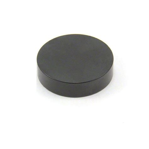 40mm Dia X 10mm Black Epoxy N42 Magnet 273kg Pull