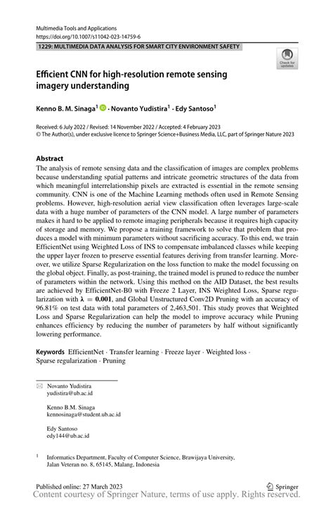 Efficient Cnn For High Resolution Remote Sensing Imagery Understanding