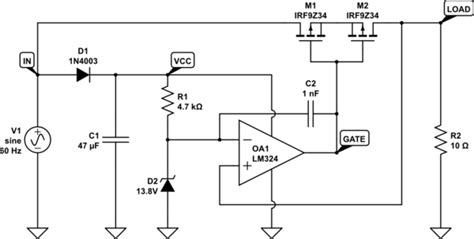 Active Adjustable Voltage Limiting Circuit Electrical Engineering Stack Exchange