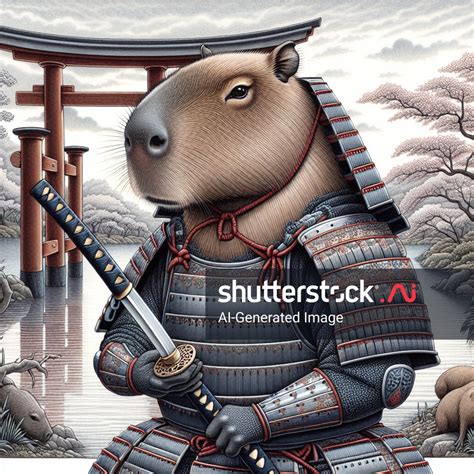 Samurai Capybara Ai Generated Image 2483814831 Shutterstock
