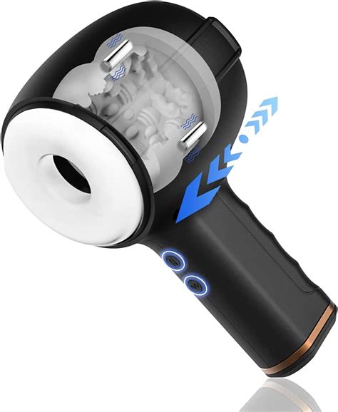 Amazon 【日本初 手持ちタイプ】電動オナホール ハンマータイプ おなほーる 男性 4種ピストン ＋ 7回転 電動 オナホール 伸縮