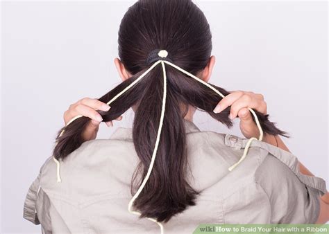 How To Braid Your Hair With A Ribbon 8 Steps With Pictures