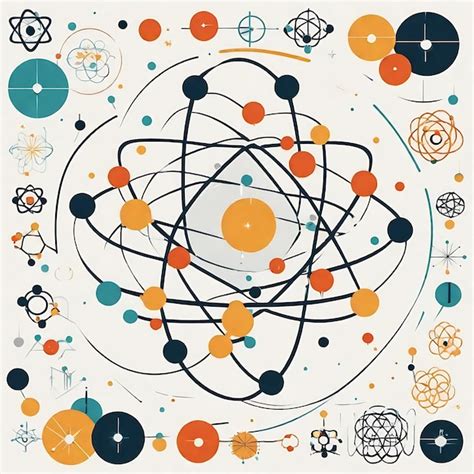 Premium AI Image Atomic Structure And Subatomic Particles