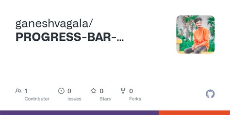 github ganeshvagala progress bar javascript