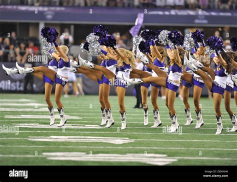 Aug 312013tcu Showgirls Perform In A Ncaa Football Game Between The