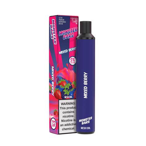 Monster Bar 3500 Disposable 5 Jam Monster Monster Vape Labs