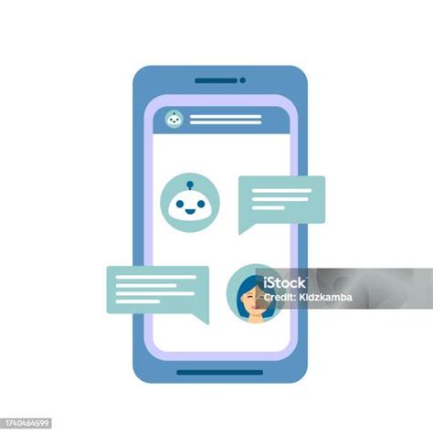 Chat Bot On Phone Concept Virtual Assistant Bot In Mobile Customer Support Service Chat Bot