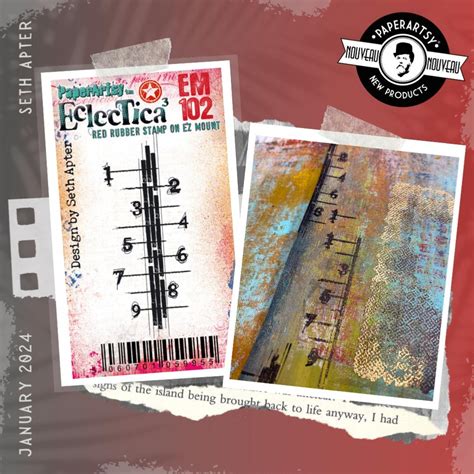 Tampon Seth Apter Paperartsy Chez Toutencolle