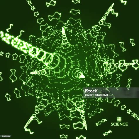 Connection Structure 3d Abstract Vector Illustration For Science And
