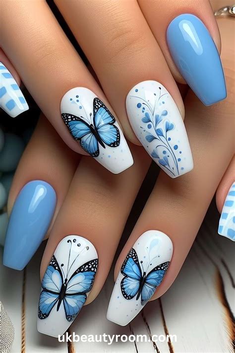 2025s Most Stunning Blue Nail Designs Unveiled Nail Art Blue Nails