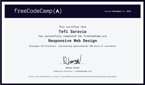 Freecodecamp Certificate Value