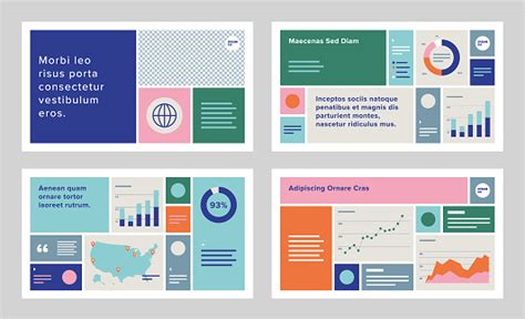 현대 기하학적 그래픽모듈형 프리젠테이션 디자인 템플릿 인포그래픽에 대한 스톡 벡터 아트 및 기타 이미지 인포그래픽 데이터 형판 Istock