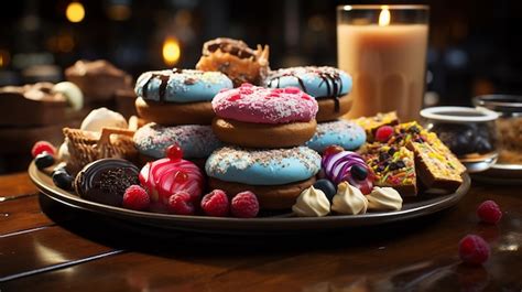 Premium Photo Sweets Photo Generative Ai