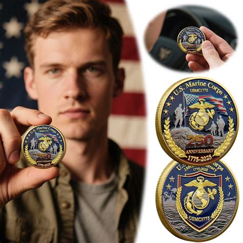 Usmarine Corps 250 Anniversary Metal Commemorative Coin 1775 2025 Ebay