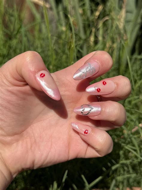 Sabrina Carpenter Short N Sweet Heart Inspired Press On Nails Etsy