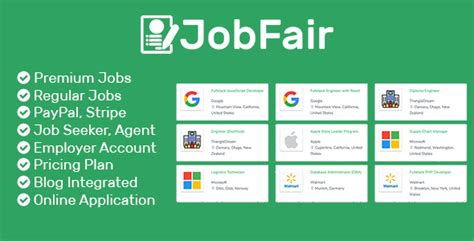 jobfair premium laravel php job board script premium scripts