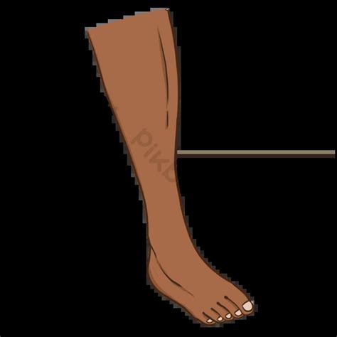 납작한 갈색 다리 클립 아트 일러스트 Png Psd 무료 다운로드 Pikbest