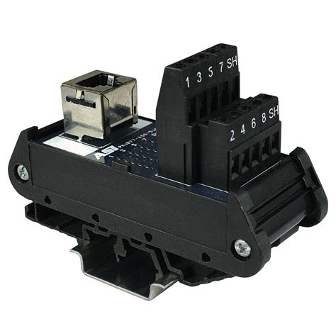 Asi 16001 Type Imrj0845 Rj45 Breakout Terminal Block Interface Module Female Rj45 Connector