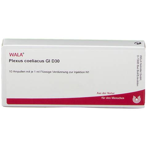 Wala® Plexus Coeliacus Gl D 30 10x1 Ml Shop Apotheke