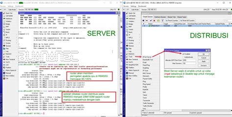 Test Bandwidth Antar Router Mikrotik Dengan Tool Speed Test Test Bandwidth Antar Router Mikrotik Dengan Tool Speed Test