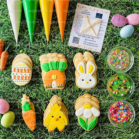 Easter Cookie Decorating Kit Diy Spring Sugar Cookie Decorating Kit
