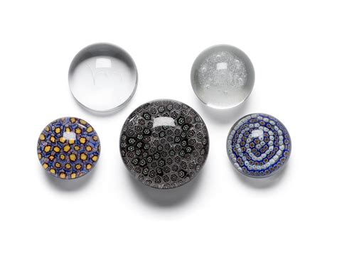 Lot A Group Of Art Glass Paperweights