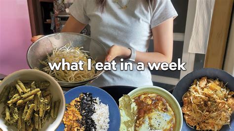 일주일 집밥 모음 • 건강하고 맛있게 끼니를 잘 챙깁시다🥢 일주일 동안 먹은 것들 Youtube